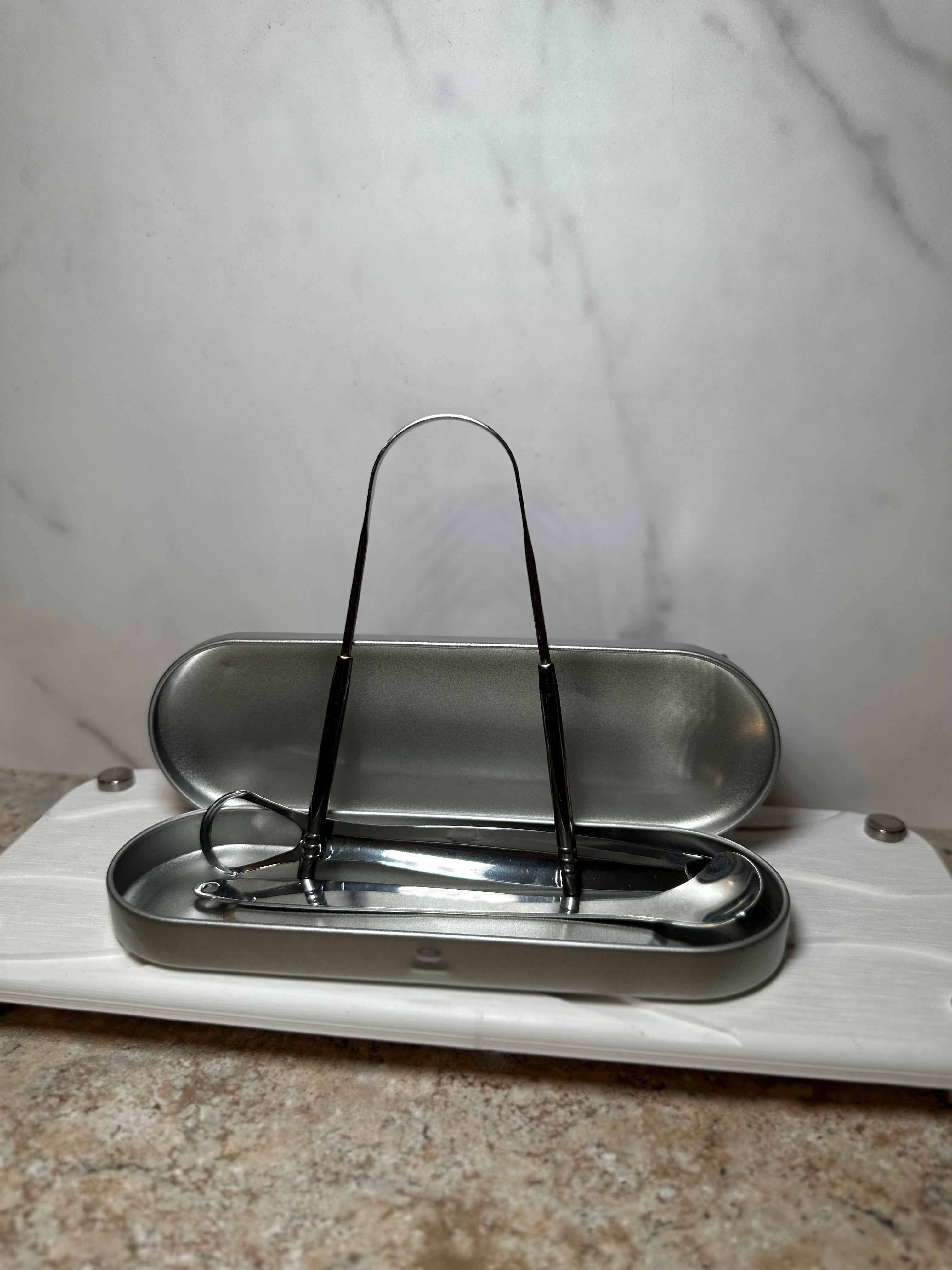 TG Oral Tongue Scraper Stainless Steel Set – Tees Guidance